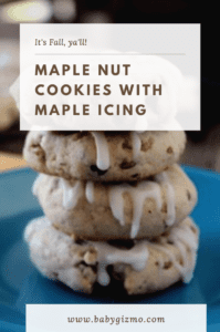 Maple Nut Cookies with Maple Icing – | Baby Gizmo