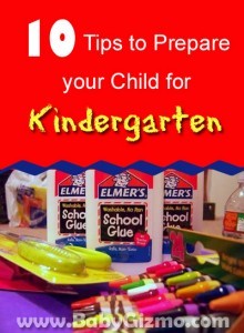 Ten Tips On Preparing Your Child For Kindergarten
