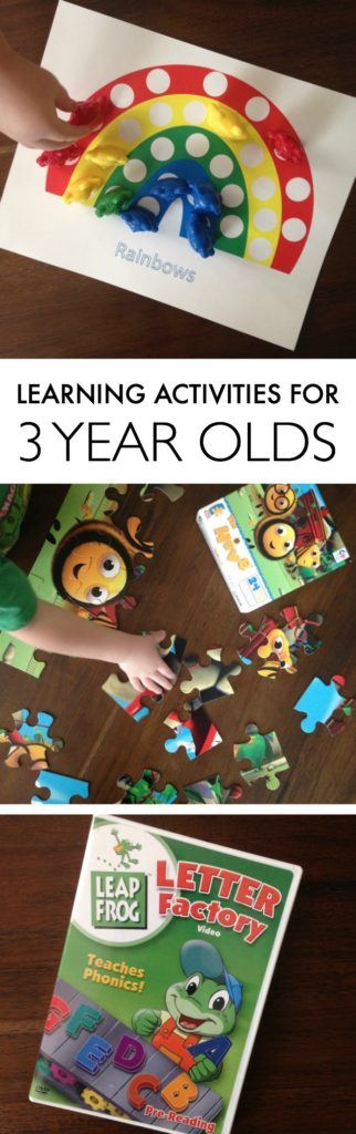 Learning Activities For 3 Year Olds