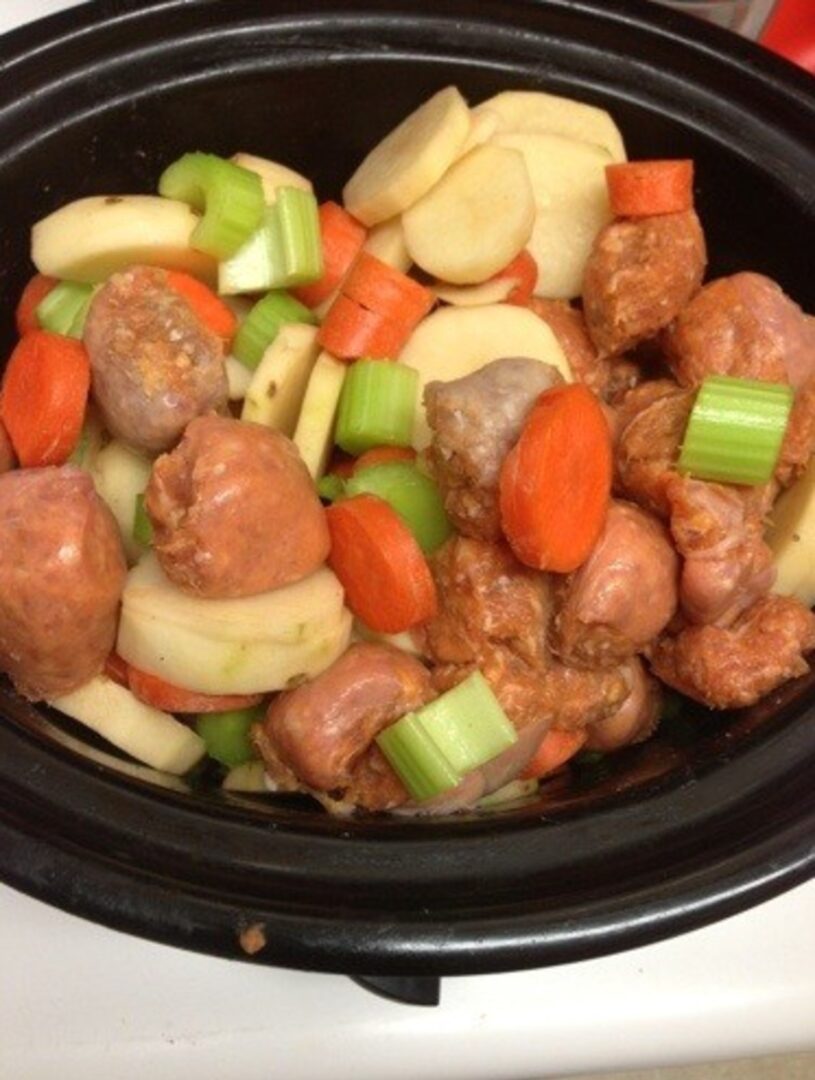 Recipe: Crock Pot Sausage Stew.