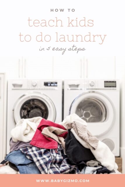 Train Your Kids To Do Laundry in 5 Easy Steps – | Baby Gizmo