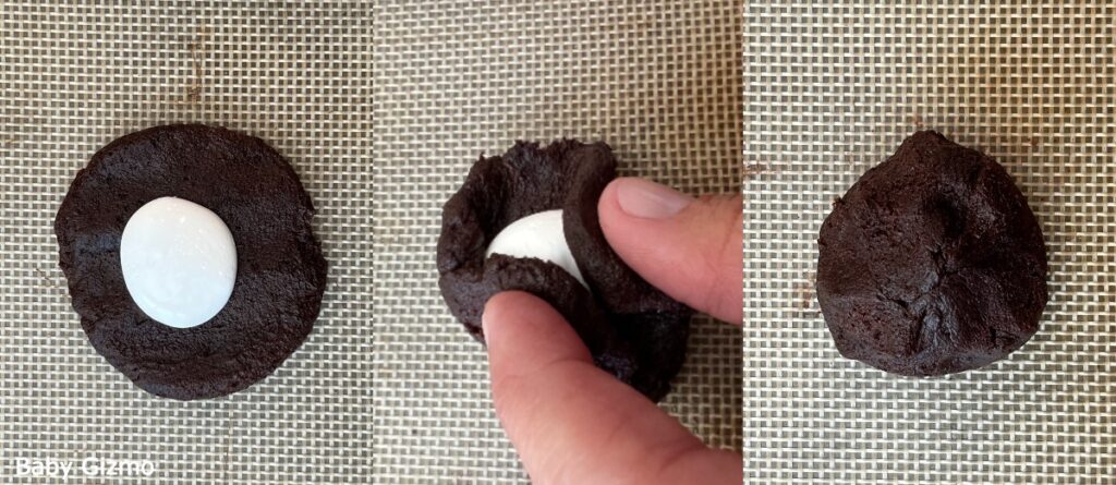 Chocolate Mallow Cupcake Cookies Crumbl Copycat Recipe - Baby Gizmo