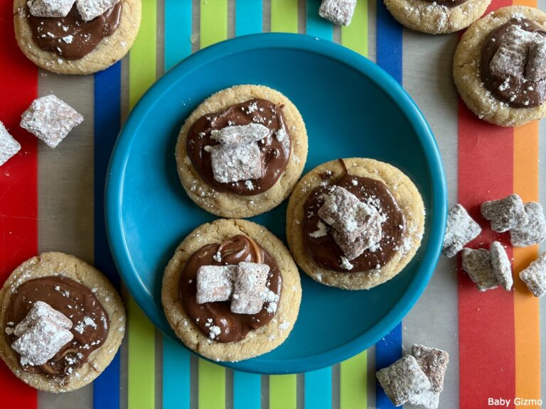 Mini Crumbl Muddy Buddies Cookies Copycat Recipe | Baby Gizmo