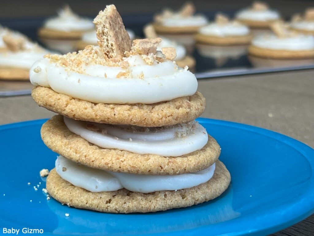 Frosted Honey Graham Cracker Cookies | Baby Gizmo