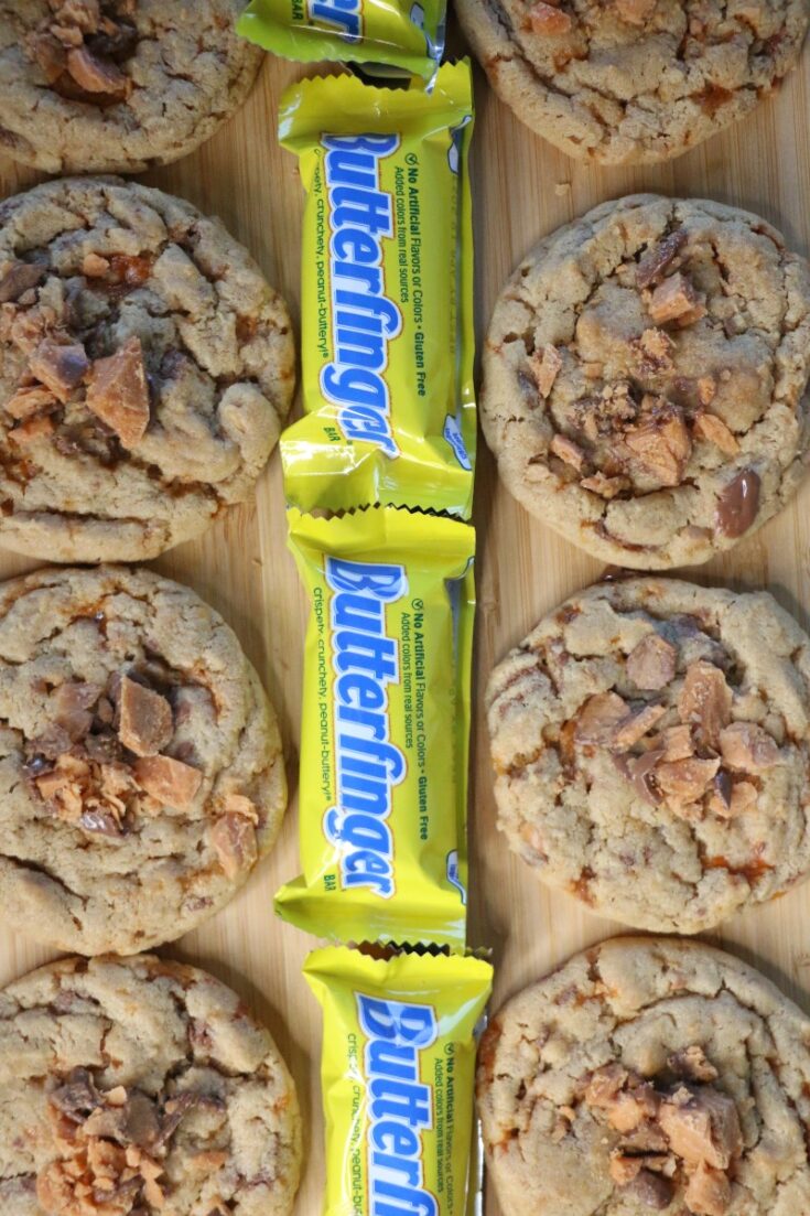 Mini Crumbl Butterfinger Cookies – | Baby Gizmo