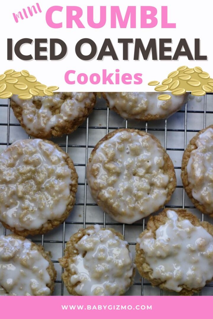 Mini Crumbl Iced Oatmeal Cookie Copycat Recipe – Baby Gizmo