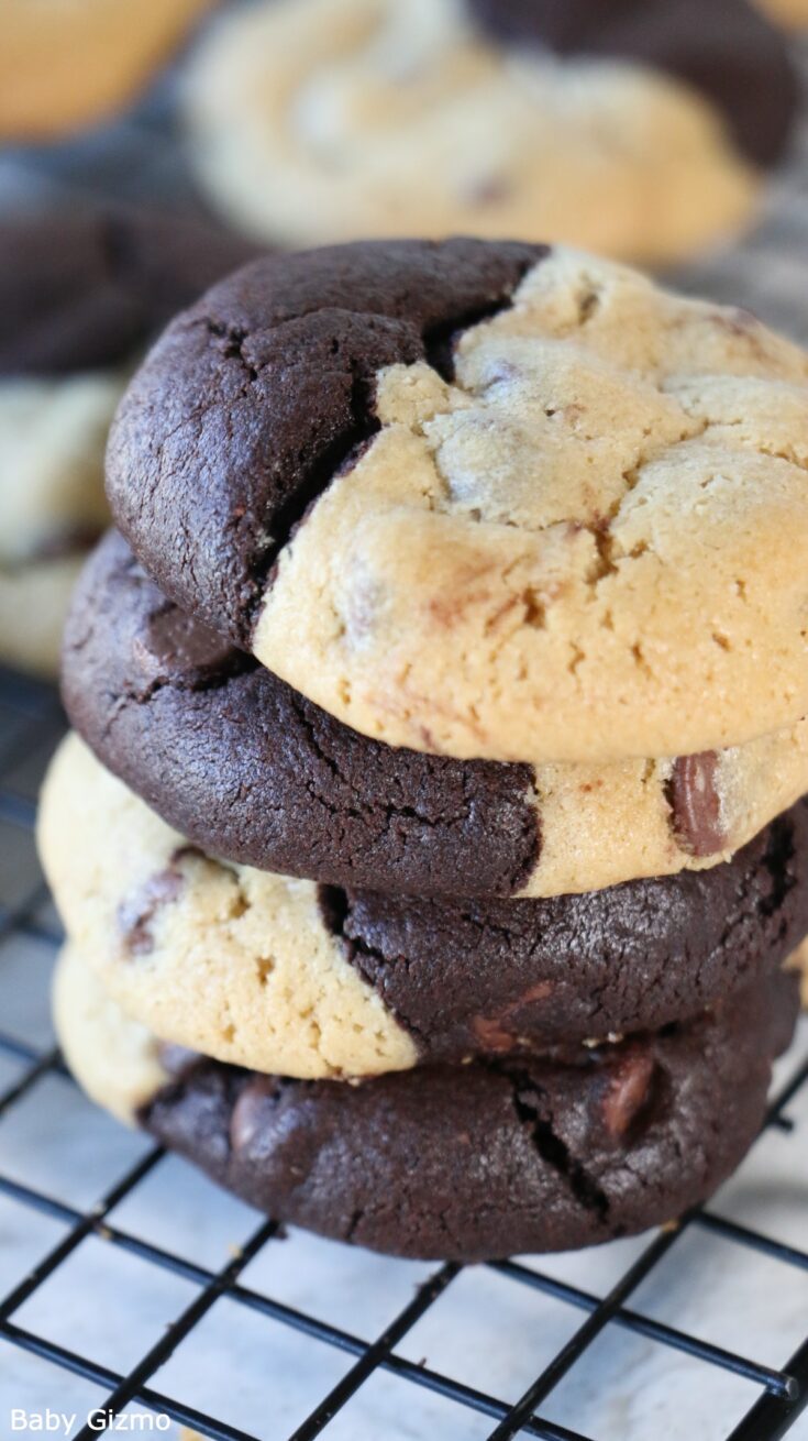 Brookie Cookies (Chocolate Chip Cookie + Brownie) – Baby Gizmo