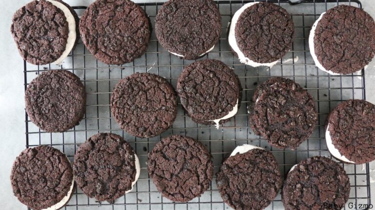 Crumbl Oreo Mallow Sandwich Cookies Copycat Recipe – Baby Gizmo