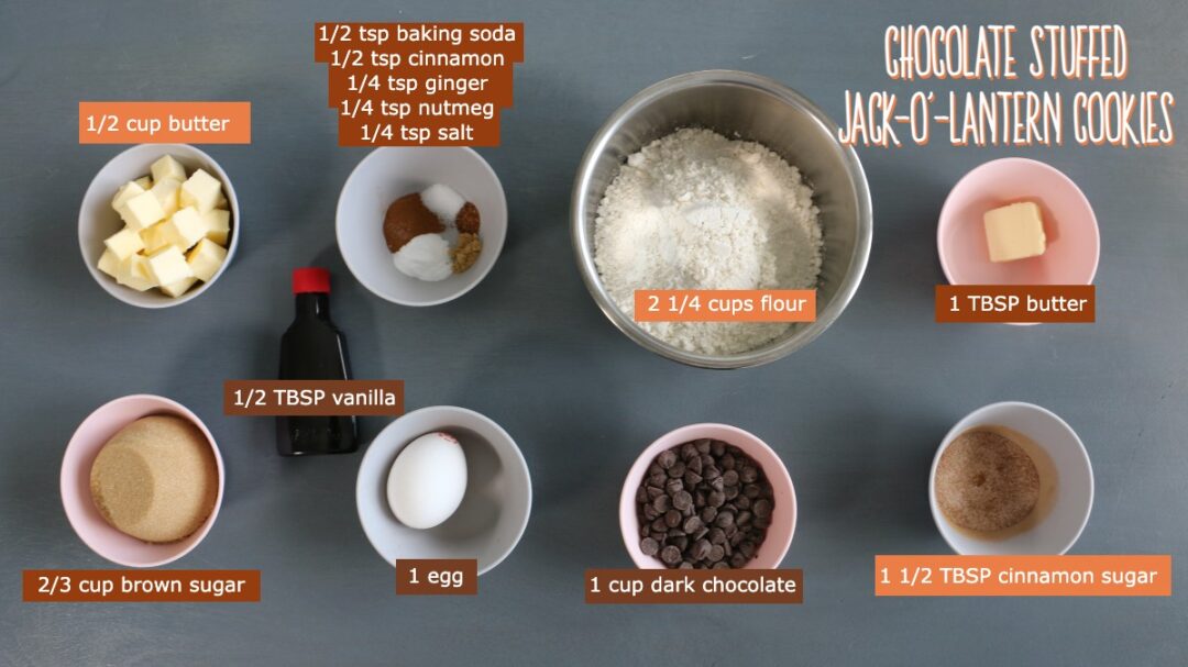 Chocolate Stuffed Jack-O'-Lantern Spice Cookies – Baby Gizmo