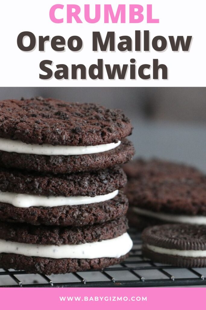 Crumbl Oreo Mallow Sandwich Cookies Copycat Recipe – Baby Gizmo