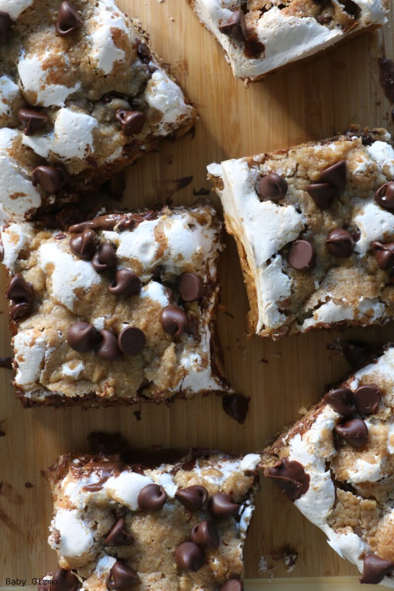Peanut Butter S'mores Six Layer Cookie Bars – Baby Gizmo